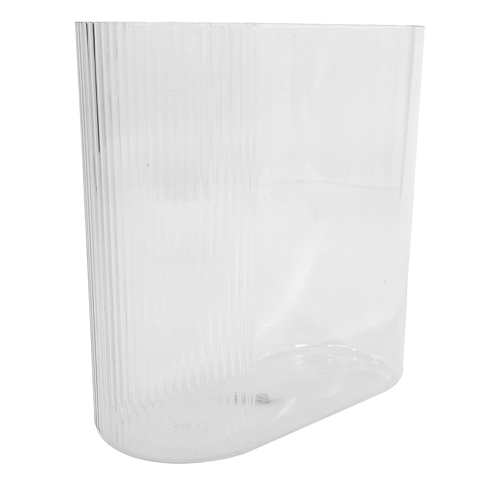 ADDHAT Transparent Fish Bowl 30.00X28.50X12.80In For Office Desk Small ...