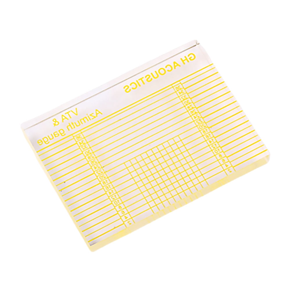 ADDHAT Turntable Stylus Force Scale Gauge Azimuth Ruler PVC 1Pack ...