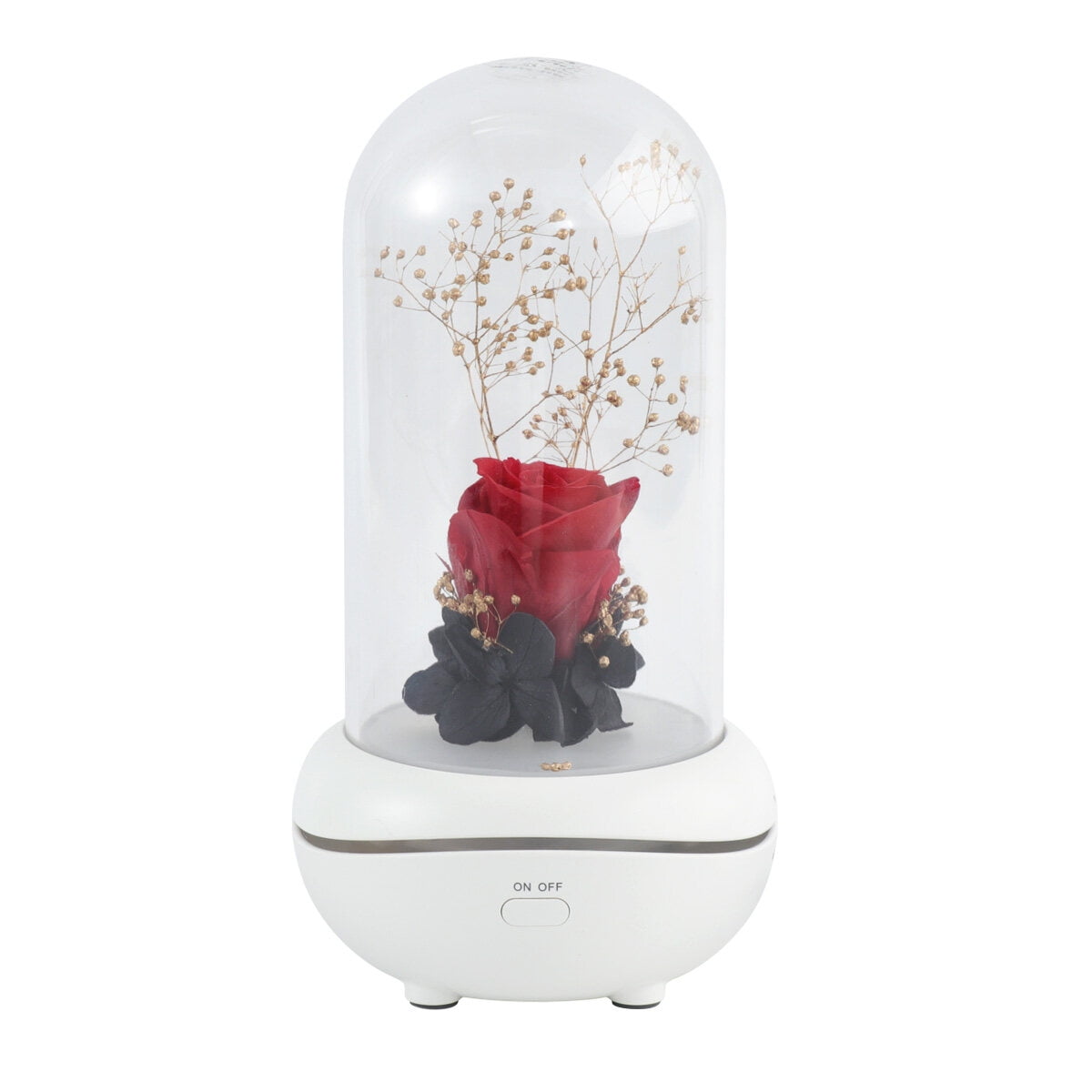 ADDHAT USB Charging Diffuser Eternal Flower Humidifier Purifier Night ...