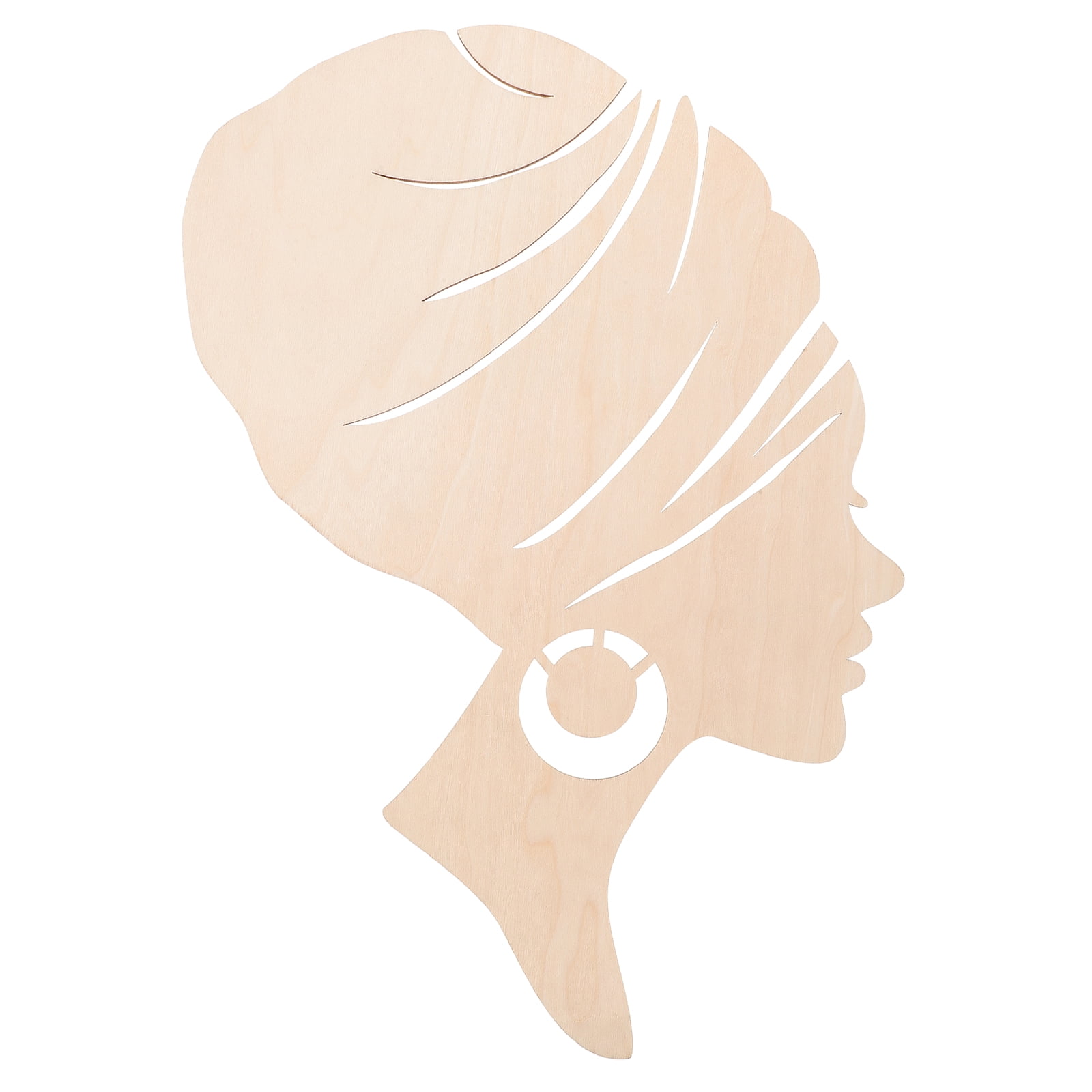 ADDHAT Wooden Blank Khaki Chips Signs for Home Crafting and Decorative ...