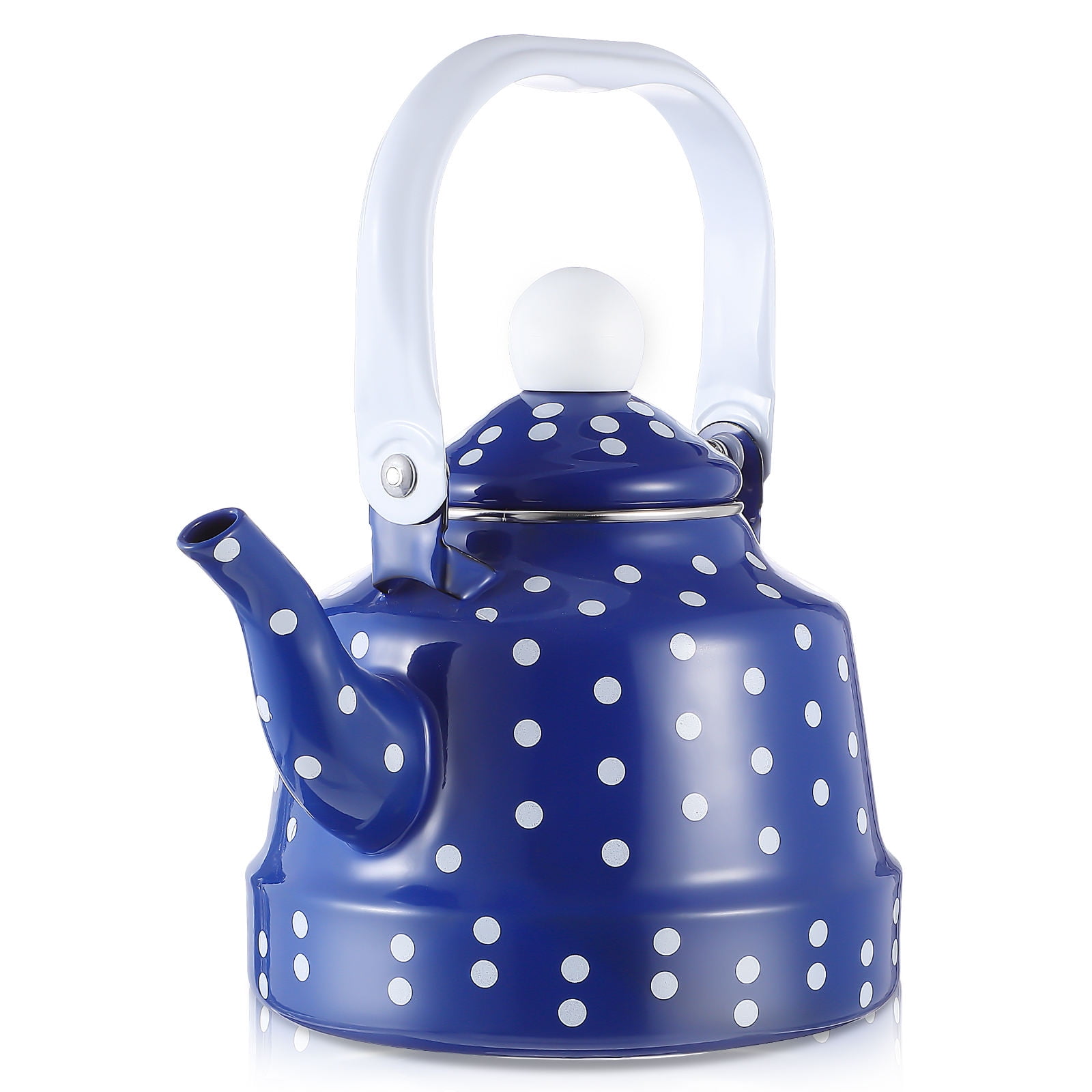 ADDHAT Vintage Stovetop Kettle Enameled Teapot for Household Users 1 ...
