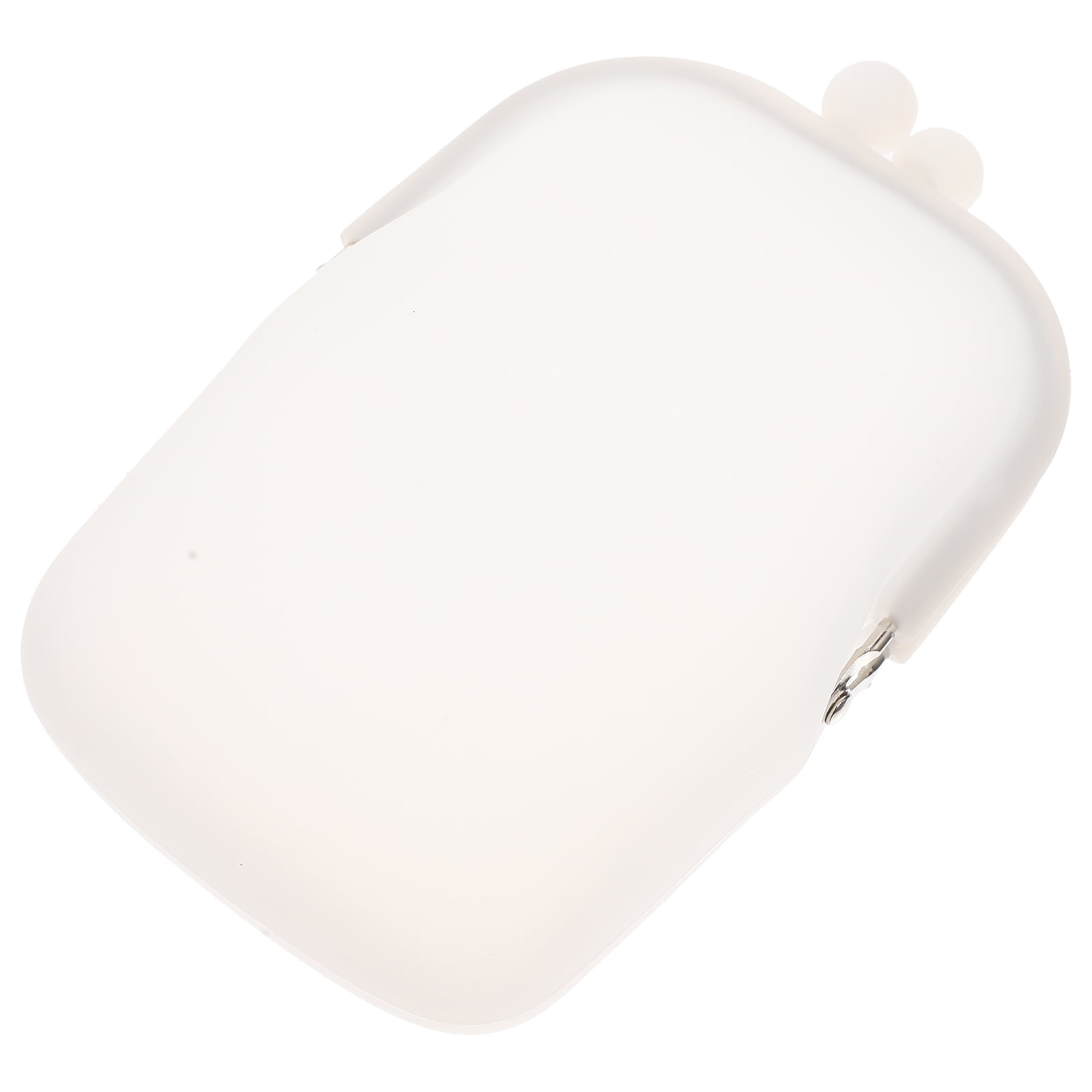 ADDHAT White Silicone Change Purse for Storing Coins and Bills Durable ...