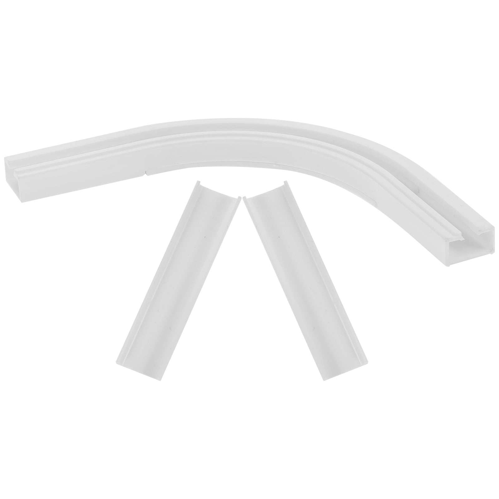 ADDHAT White Plastic Corner Joint Ceiling Curtain Track Connector for ...