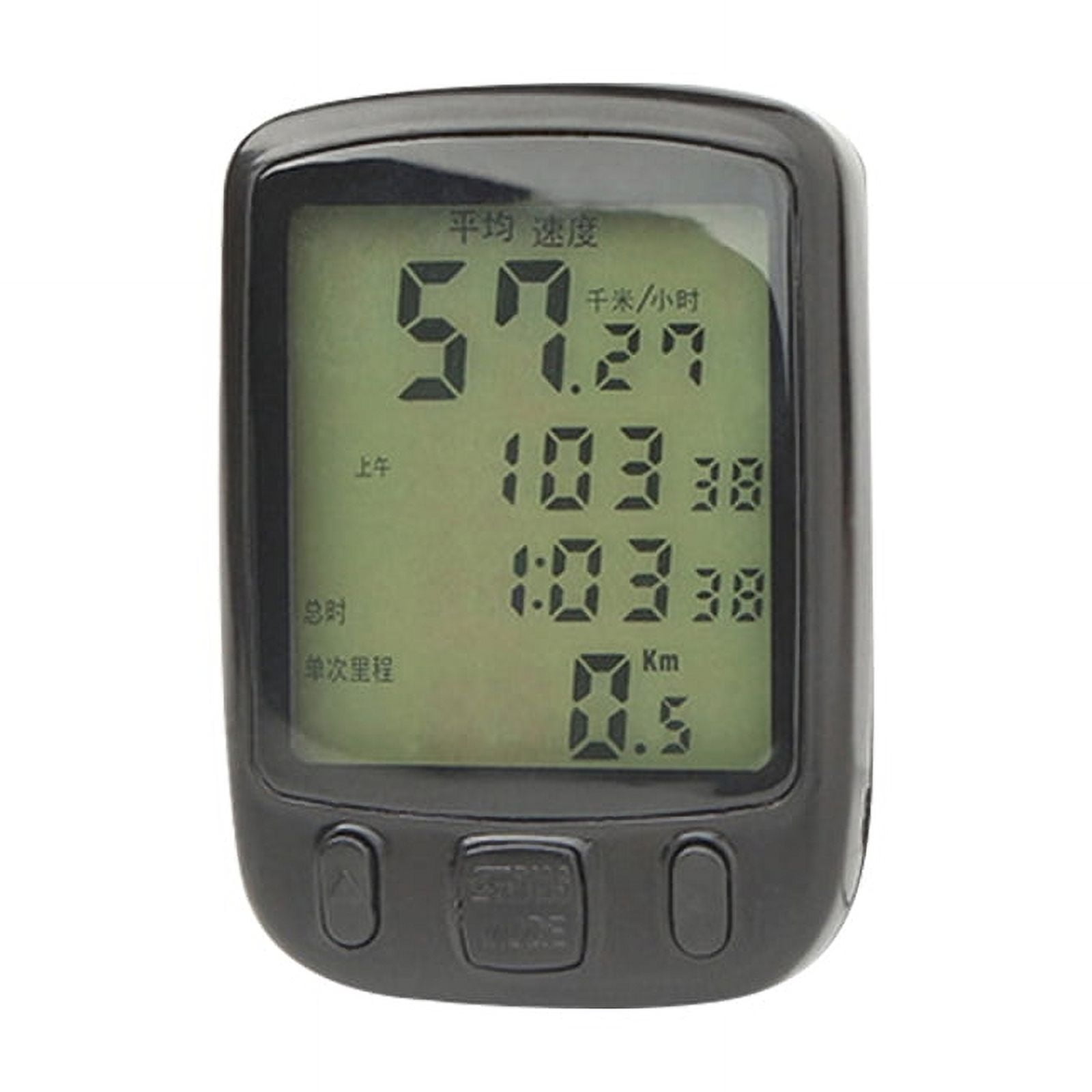 ADDHAT Wired Speedometer for Mountain Bike with LCD Display, Cycling ...