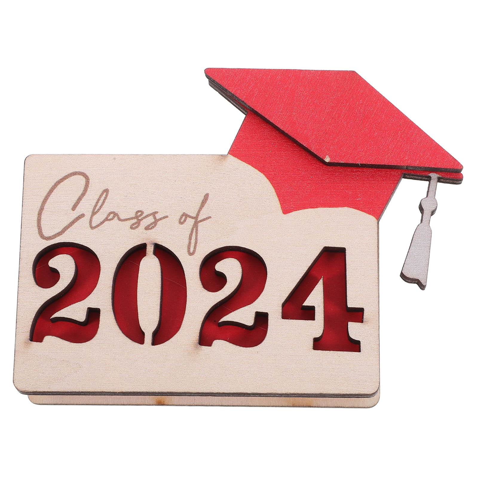 ADDHAT Wood Card Holder Graduation Card Holder Foldable Card Holder ...