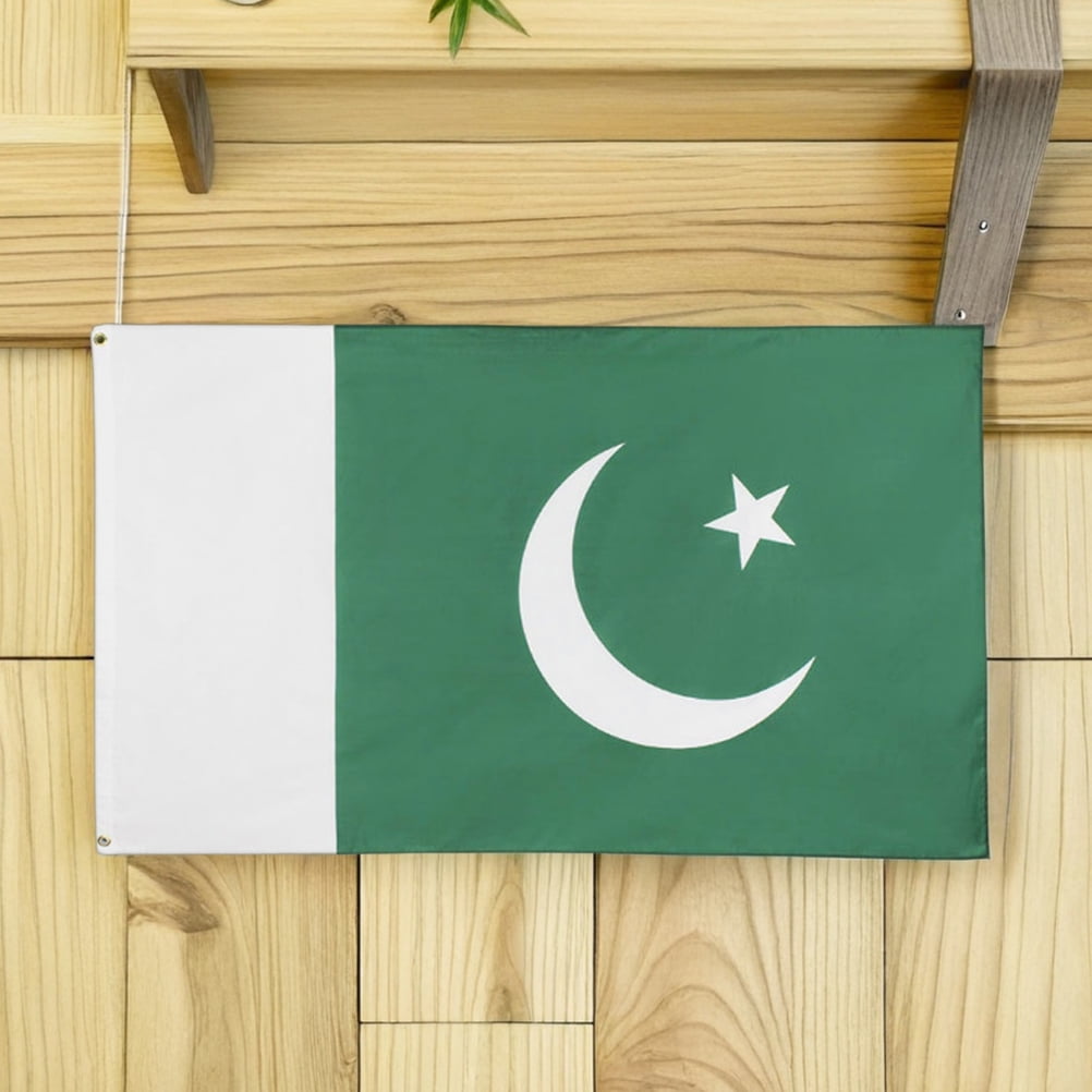 ADDHAT Pakistani Flag Multi Fabric for Outdoor Decor Sturdy Printing ...