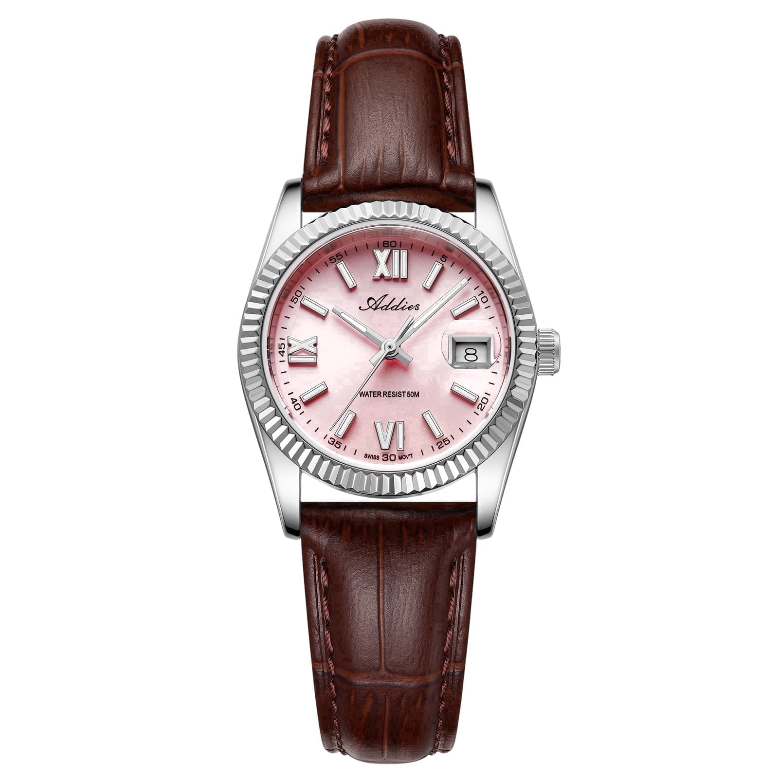 ADDIES Women's Swiss Quartz Watch, 28mm Sapphire Crystal BGW9 Luminous ...