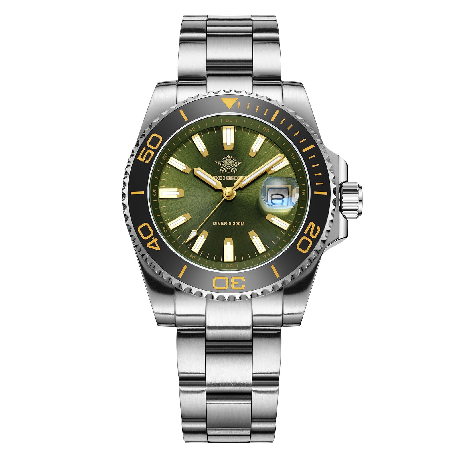 ADDIESDIVE, Diver Watch, AD2510, 200m Waterproof Quartz Ceramic Bezel ...