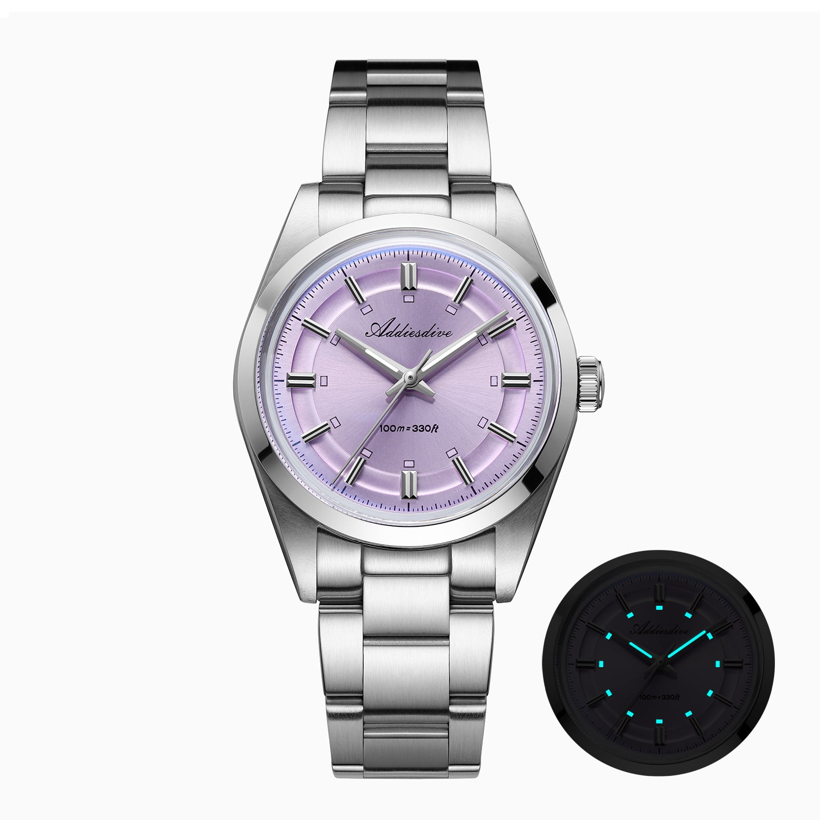 ADDIESDIVE Men's 36mm Watch Analog Quartz with Japanese VH31 Smooth ...