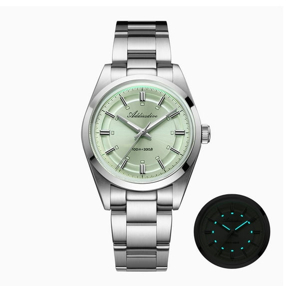 ADDIESDIVE Men's Analog Quartz Watch with Japanese VH31 Movement, 316L ...