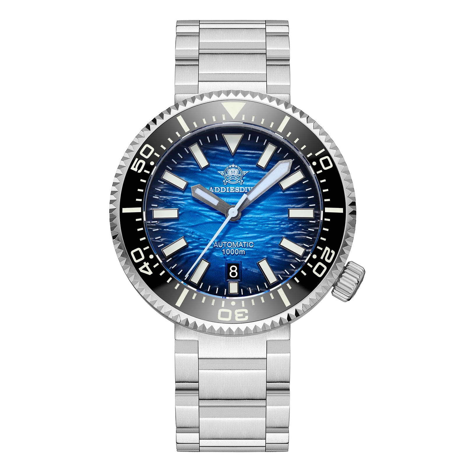 ADDIESDIVE Men's Automatic Dive Watch 1000m Waterproof NH35 Movement ...