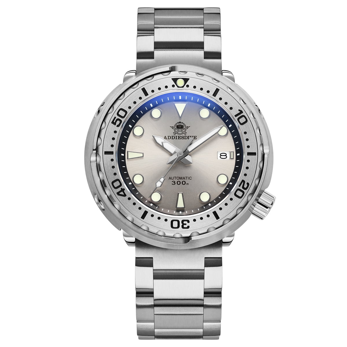 ADDIESDIVE Men's Automatic Dive Watch 300M Waterproof, NH35A Movement ...