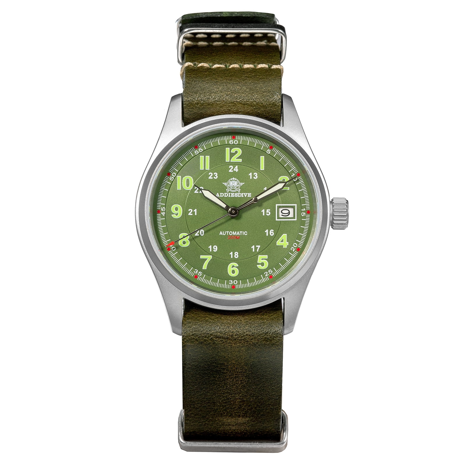 ADDIESDIVE Men's Automatic Dive Watch, Japanese NH35 Movement, 200M ...
