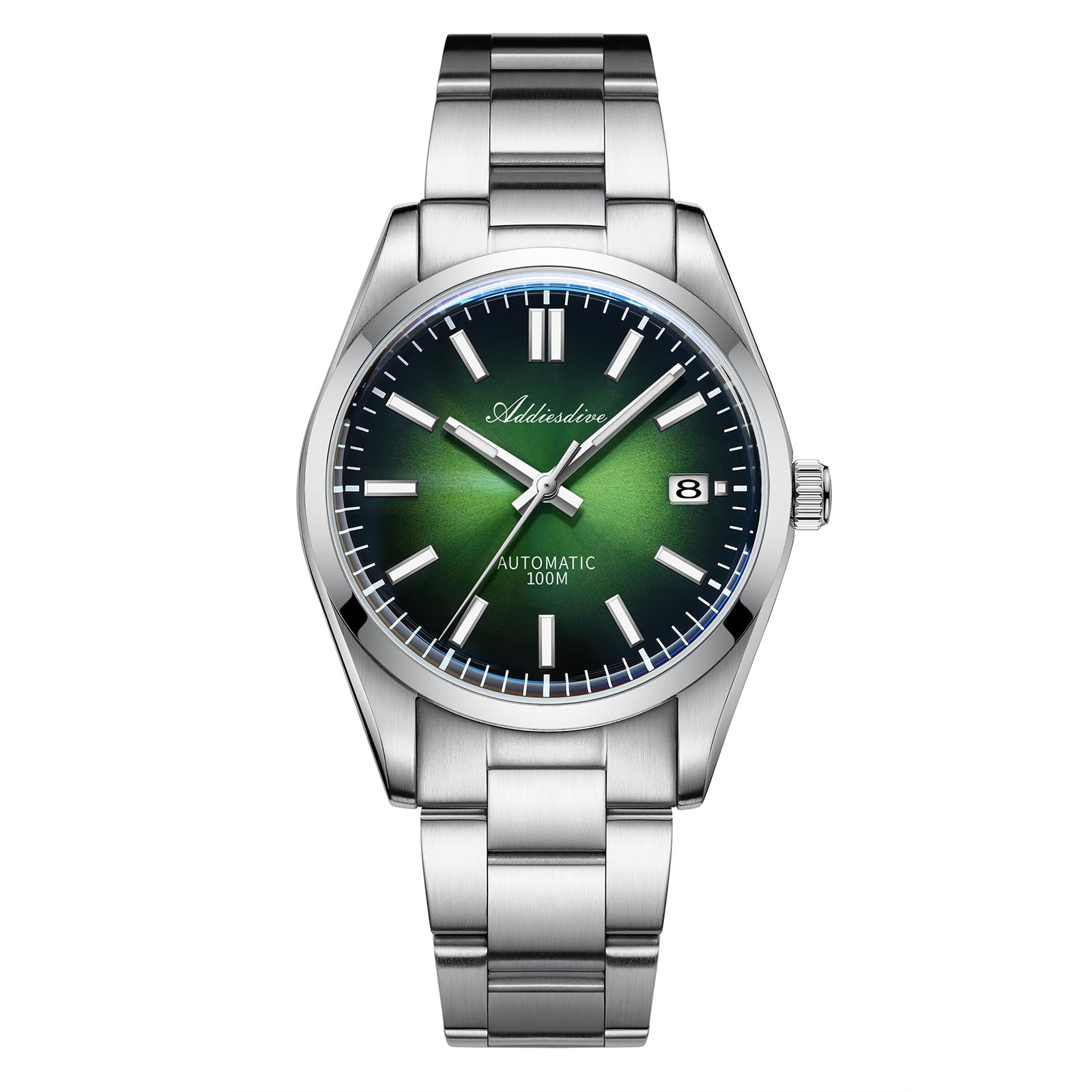ADDIESDIVE Men's Automatic Dive Watch with Green Gradient Dial NH35 ...
