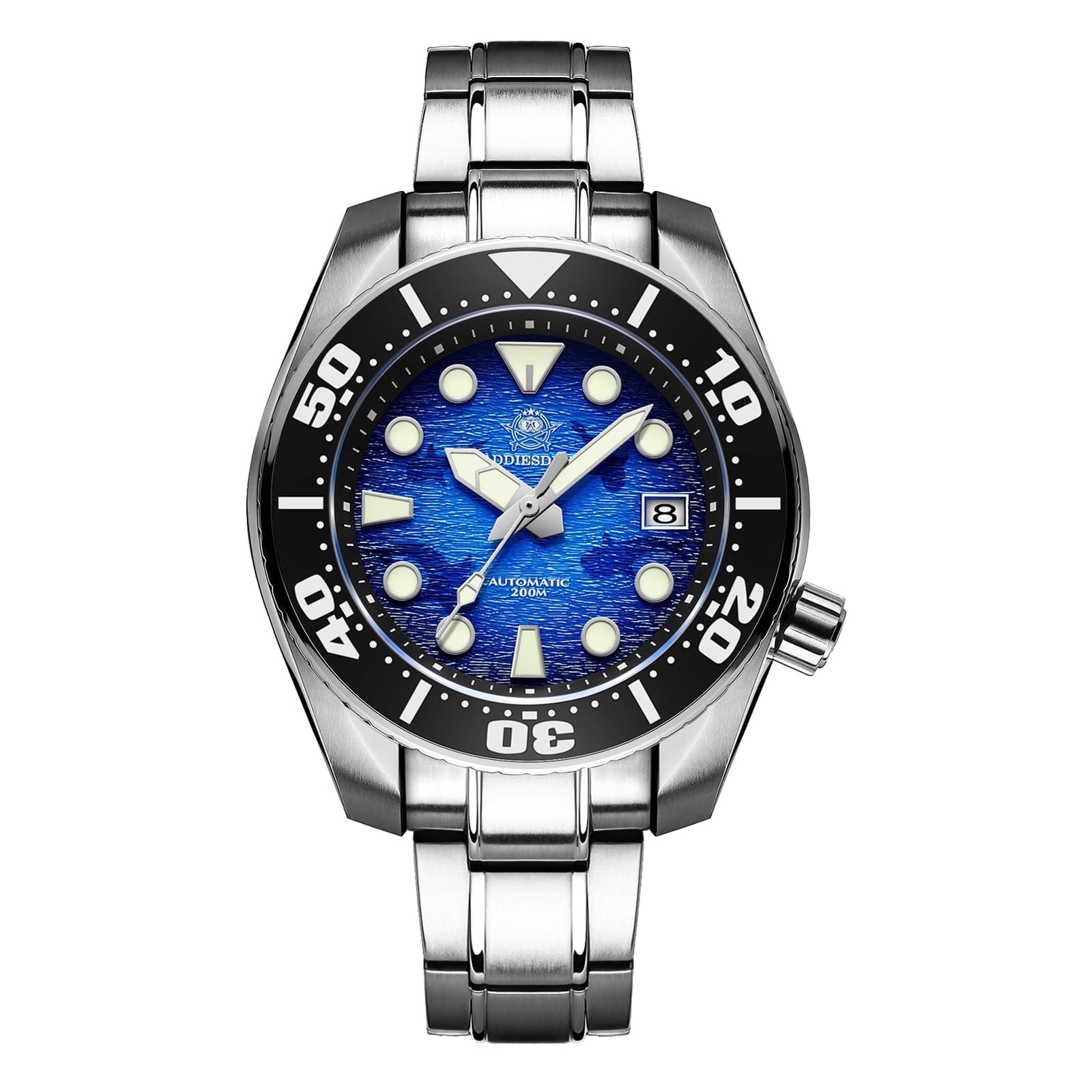 ADDIESDIVE Men’s Automatic Diver Watch, NH35 Movement, 200M Water ...