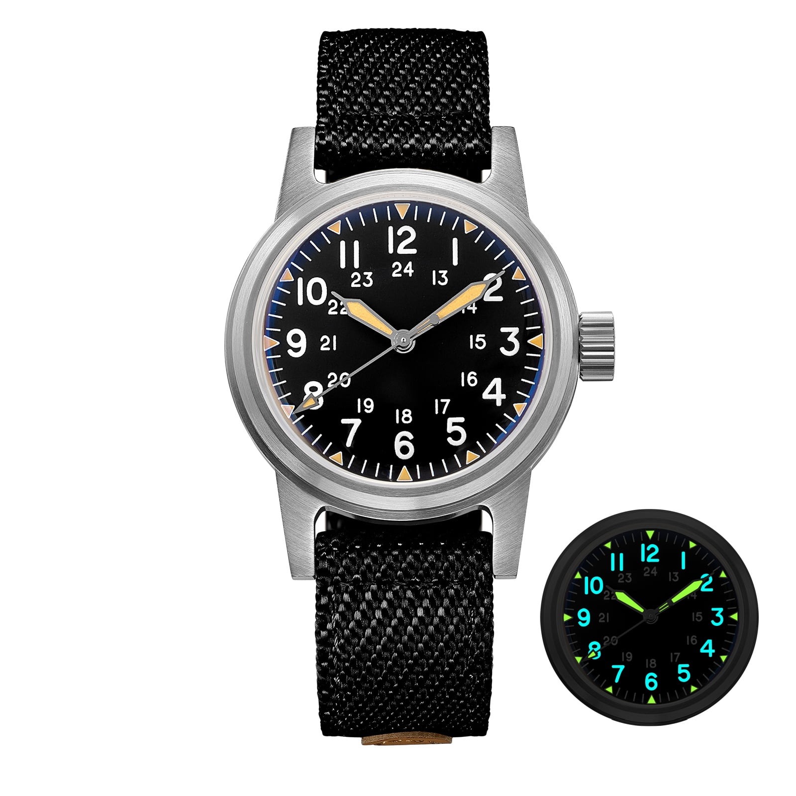 ADDIESDIVE Men's Automatic Watch, 36mm Vintage Analog Watch with 200M ...