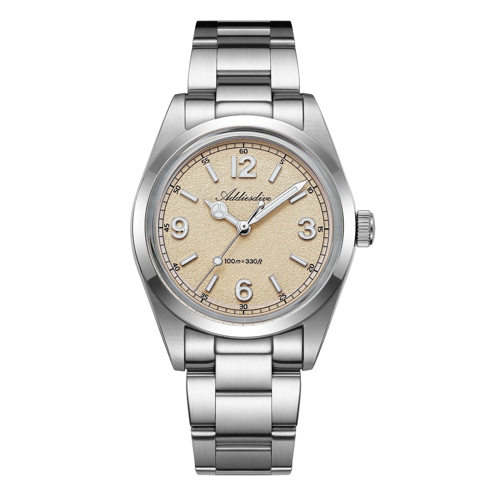 ADDIESDIVE Men's Dive Watch 100m, Japanese Quartz Movement Watch, 316L ...