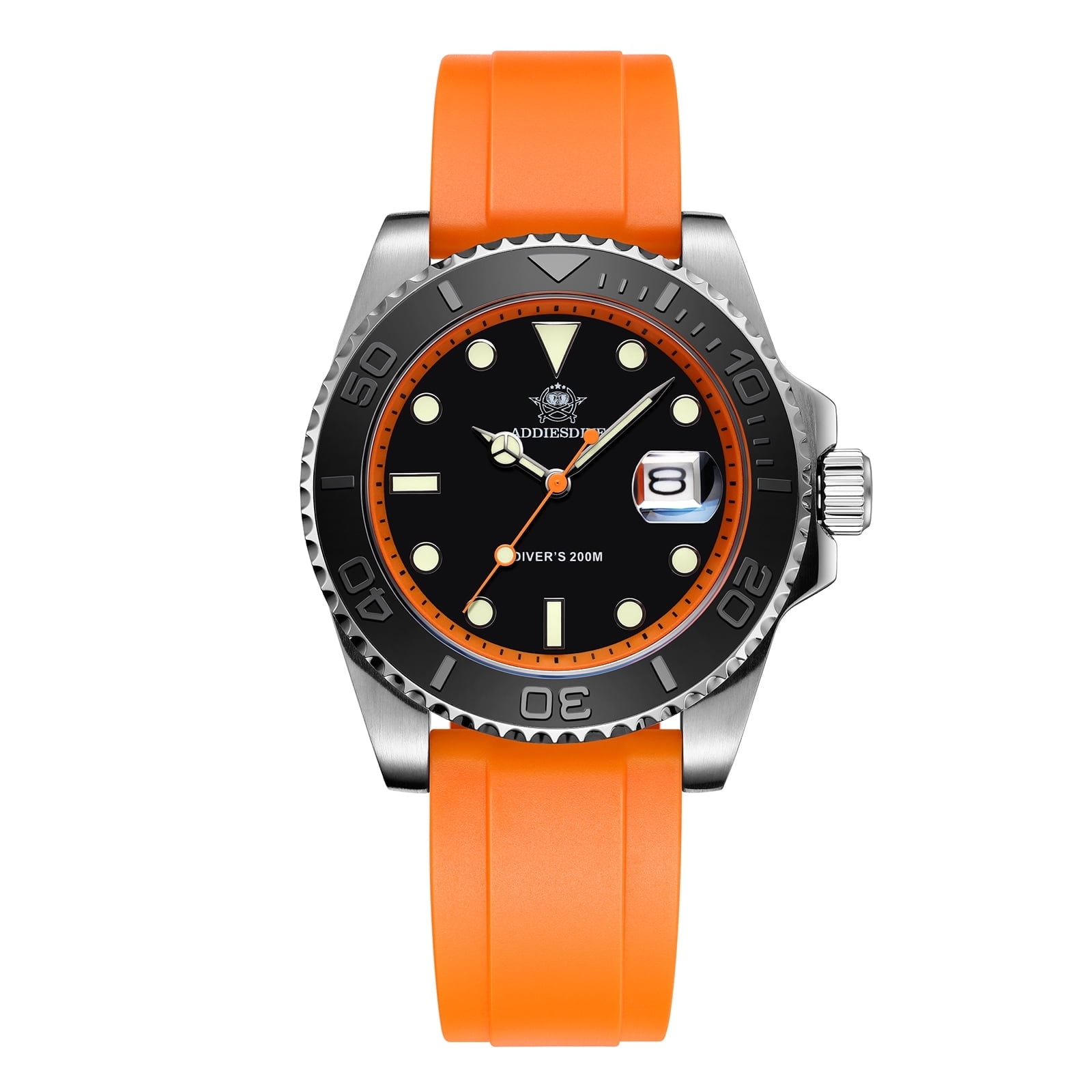 ADDIESDIVE Mens Watches 200M Water Resistant Dive Watch, Japanese ...