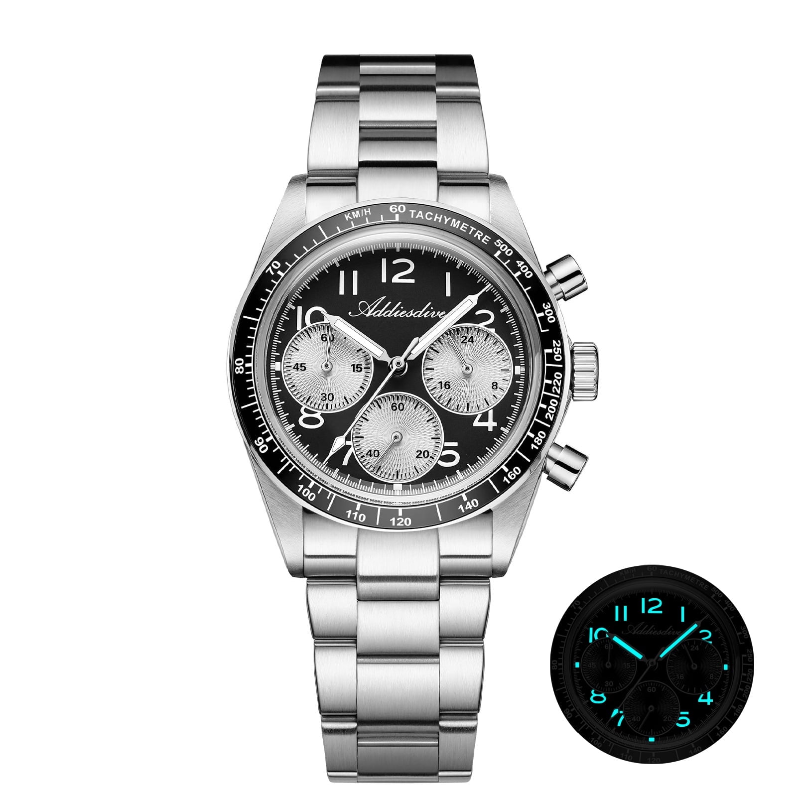 ADDIESDIVE Men's Luxury Watch with Japanese Quartz Movement, 100m ...