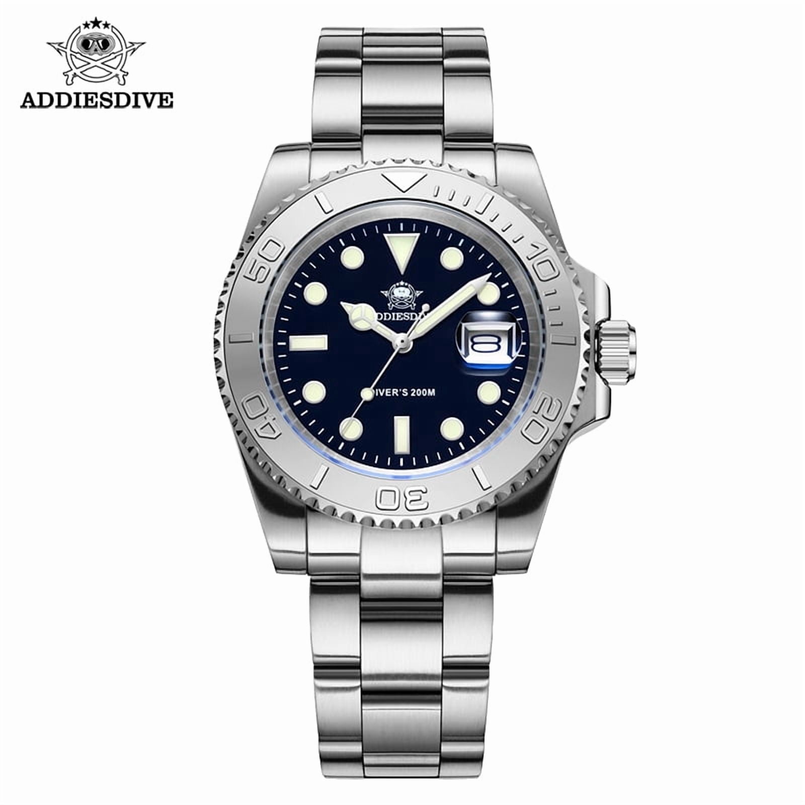 ADDIESDIVE Men's Professional Quartz Watch 200M Water Resistance Diver ...
