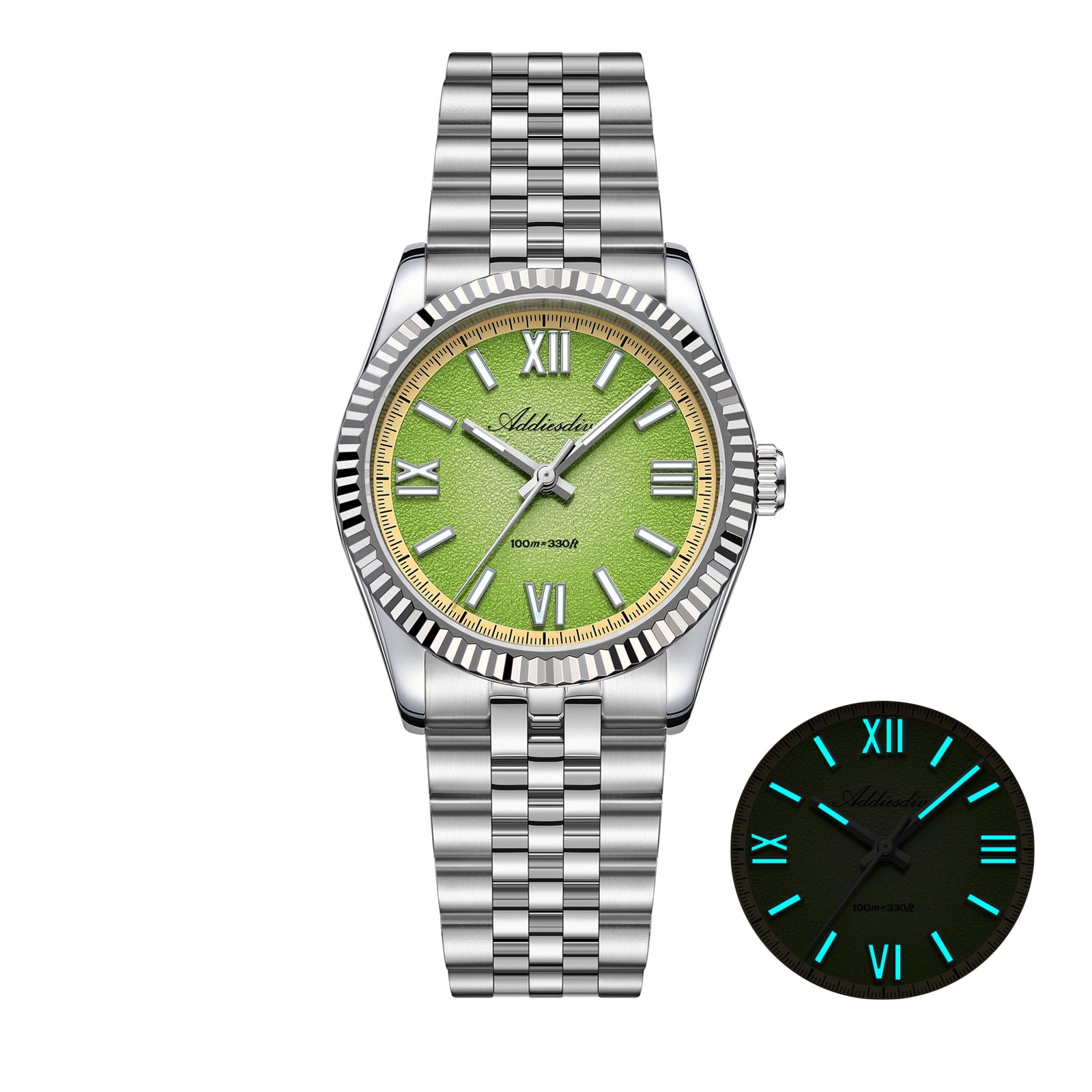 ADDIESDIVE Men's Watch, Analog Quartz Watch with Sapphire Crystal, 100m ...