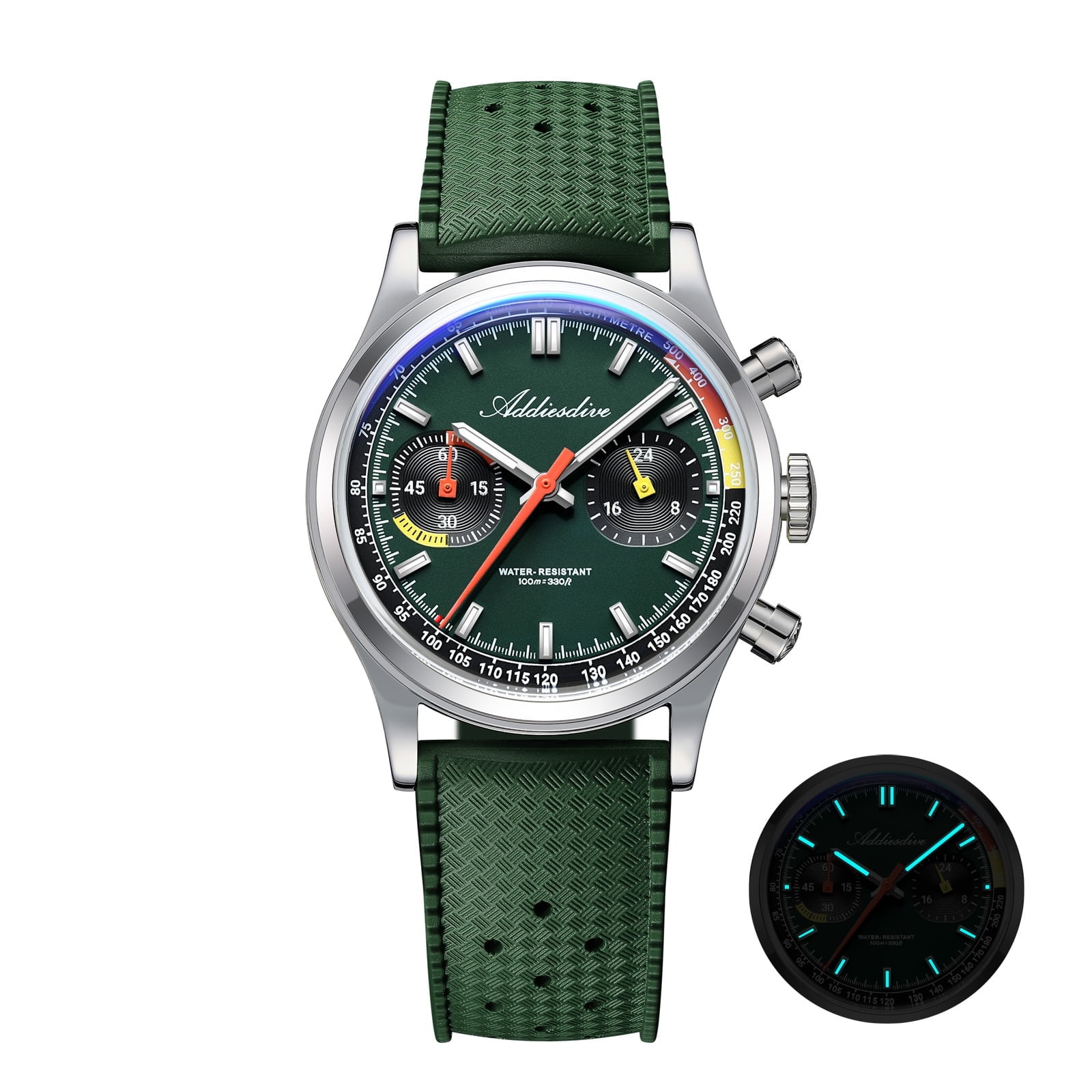 ADDIESDIVE Watches for Men, Luxury Chronograph Analog Quartz Watch 100M ...