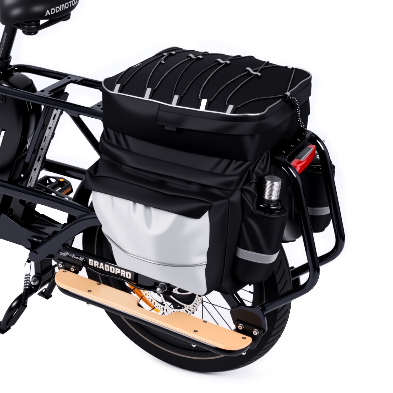ADDMOTOR Bike Bag Waterproof Panniers with Reflective Strip for Bicycle ...