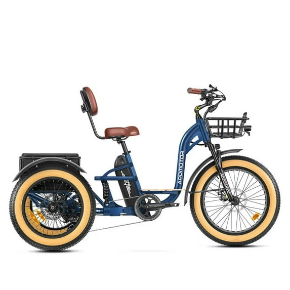 ADDMOTOR Electric Trike for Adults, 3 Wheel Electric Bicycle GRANDTAN X ...