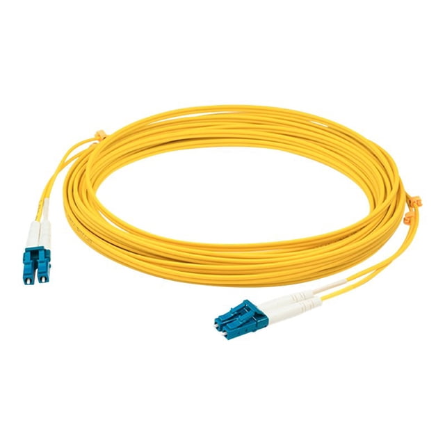 AddOn 2m Single-Mode fiber (SMF) Duplex LC/LC OS1 Yellow Patch Cable ...