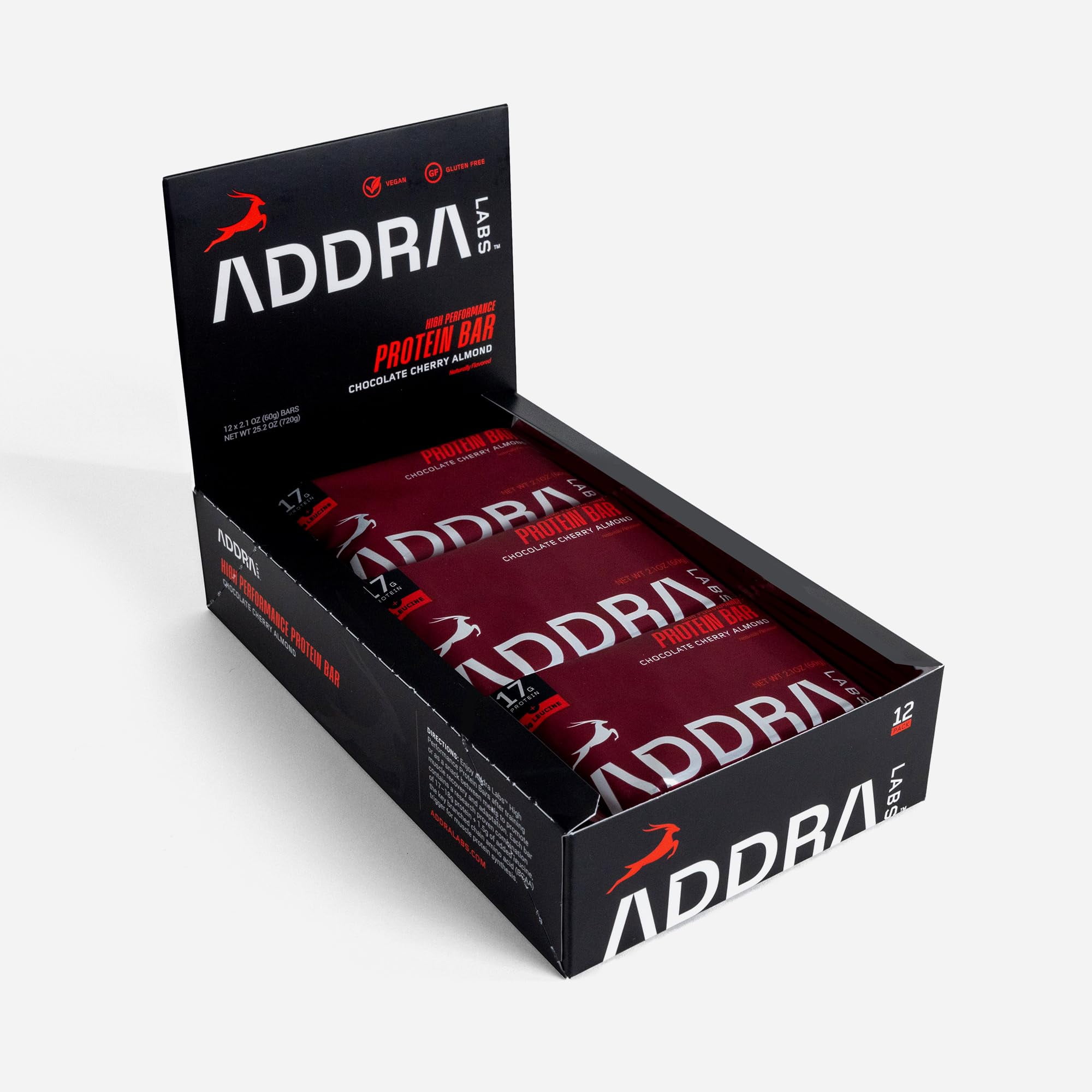 ADDRA Protein Bars - YYF14 Vegan, Gluten-Free, High-Protein Muscle ...