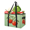 ADECORIVY Apples Fruit Reusable Grocery Bags, Foldable Shopping Bags ...