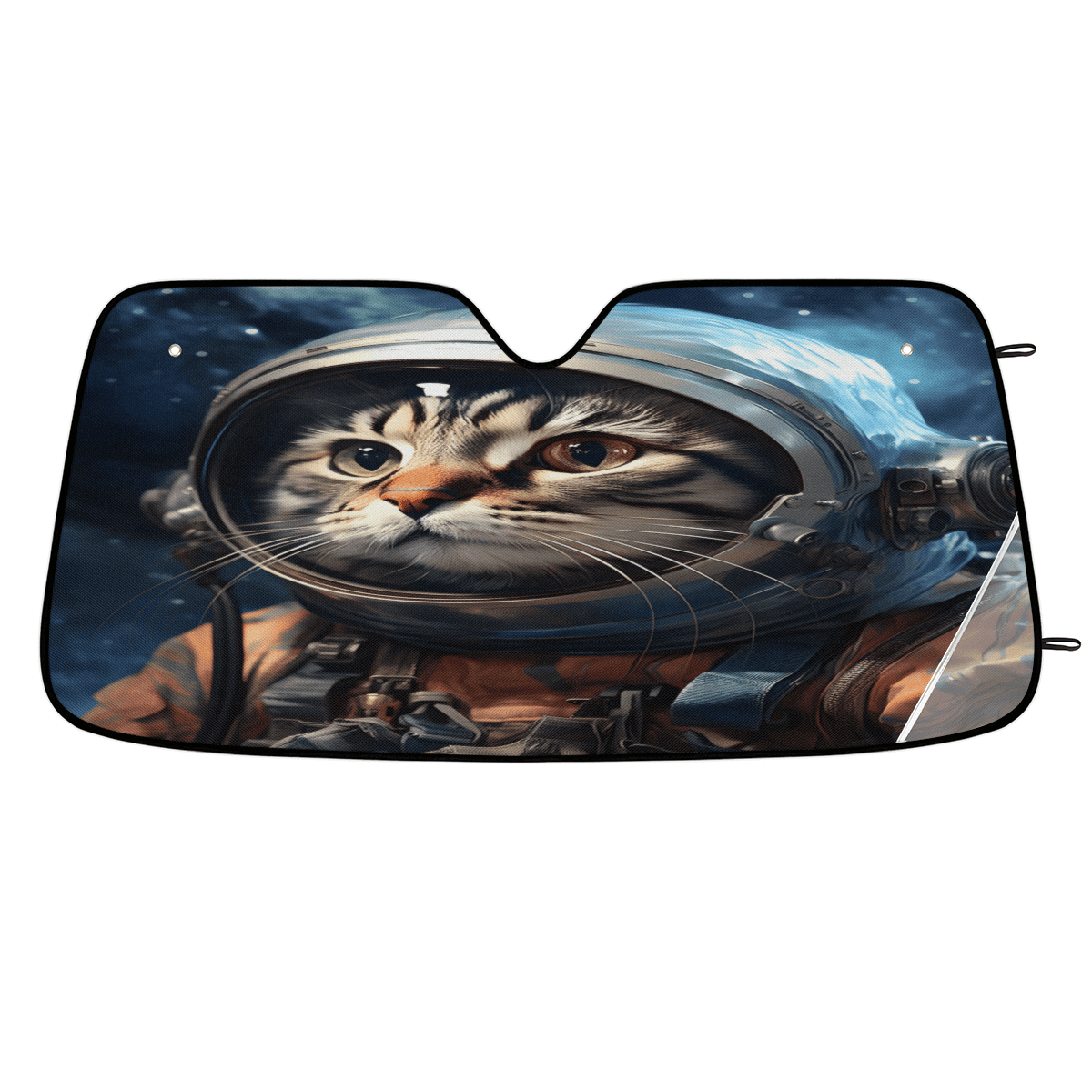 ADECORIVY Astronaut Cat Car Windshield Sun Shade, Front Window Car ...