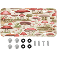 ADECORIVY Boho Mushrooms License Plate, Aluminum Decorative Novelty ...
