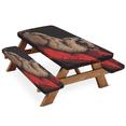 ADECORIVY Capybara Sofa Picnic Table Cover with Bench Covers ...