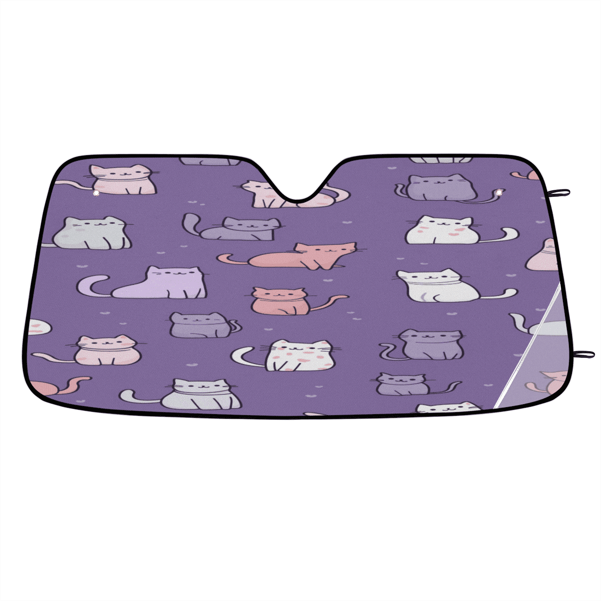 ADECORIVY Cute Cat Windshield Sun Shade Car Sunshade for Front Window ...