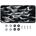 ADECORIVY Gray White Bat License Plate, Aluminum Decorative Novelty ...