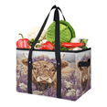 ADECORIVY Highland Cow Reusable Grocery Bags, Foldable Reusable ...