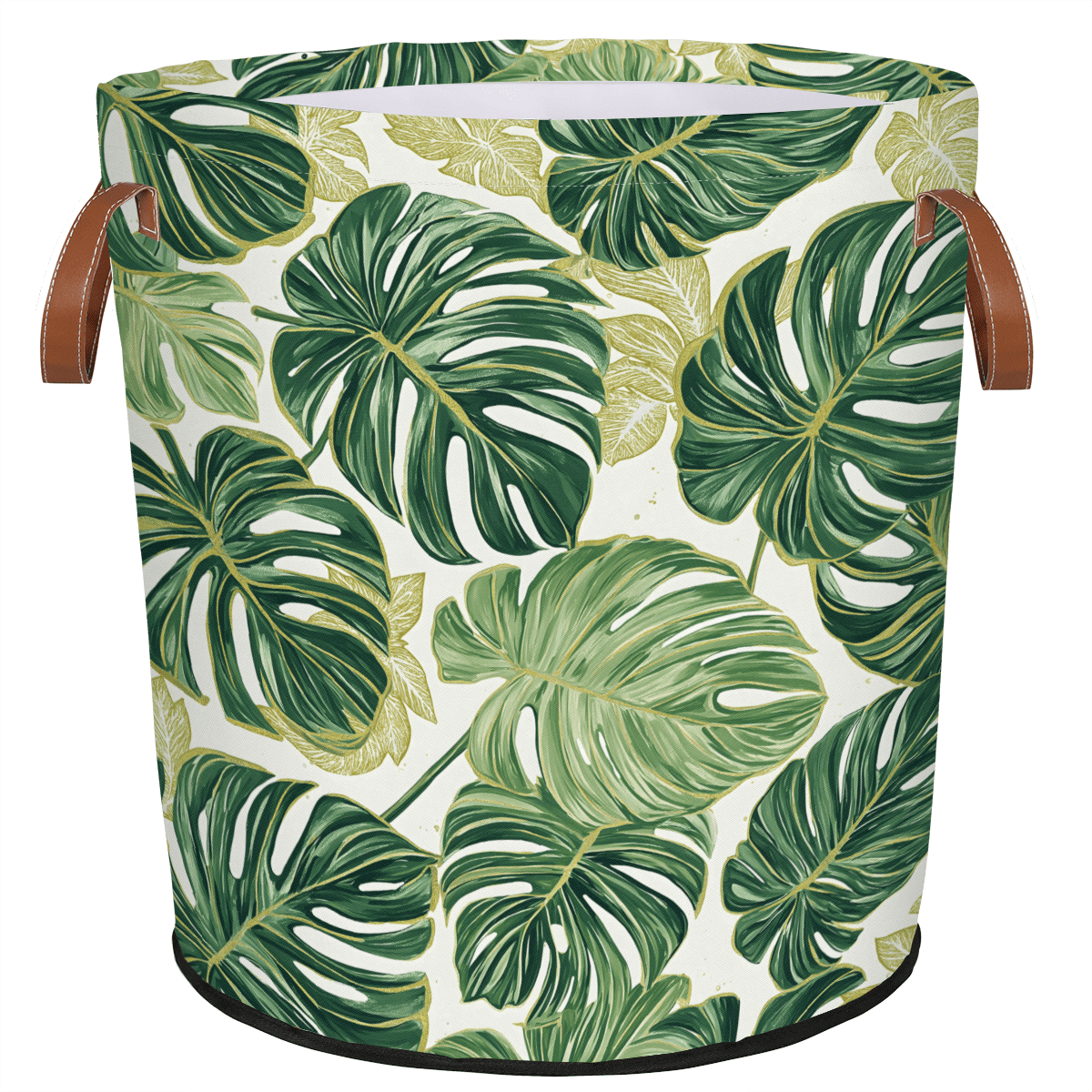 ADECORIVY Tropical Monstera Leaves Laundry Basket, Foldable Laundry ...