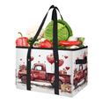 ADECORIVY Valentine's Day Reusable Grocery Bags, Foldable Reusable ...