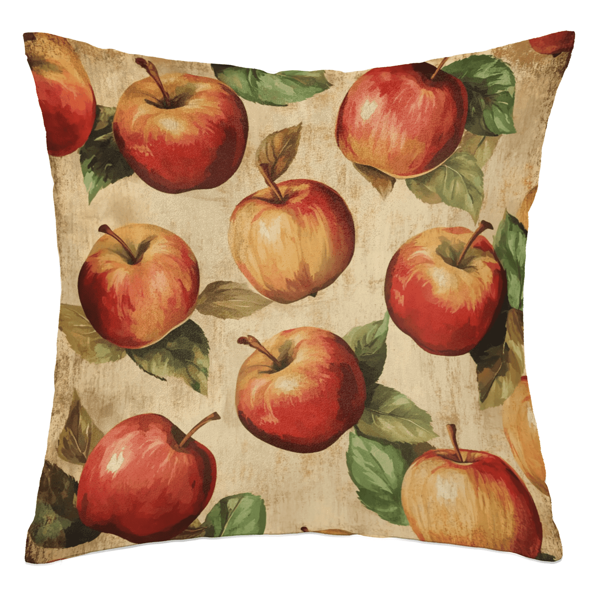 ADECORIVY Vintage Apples Throw Pillow Cover 20x20 Inch for Living Room ...