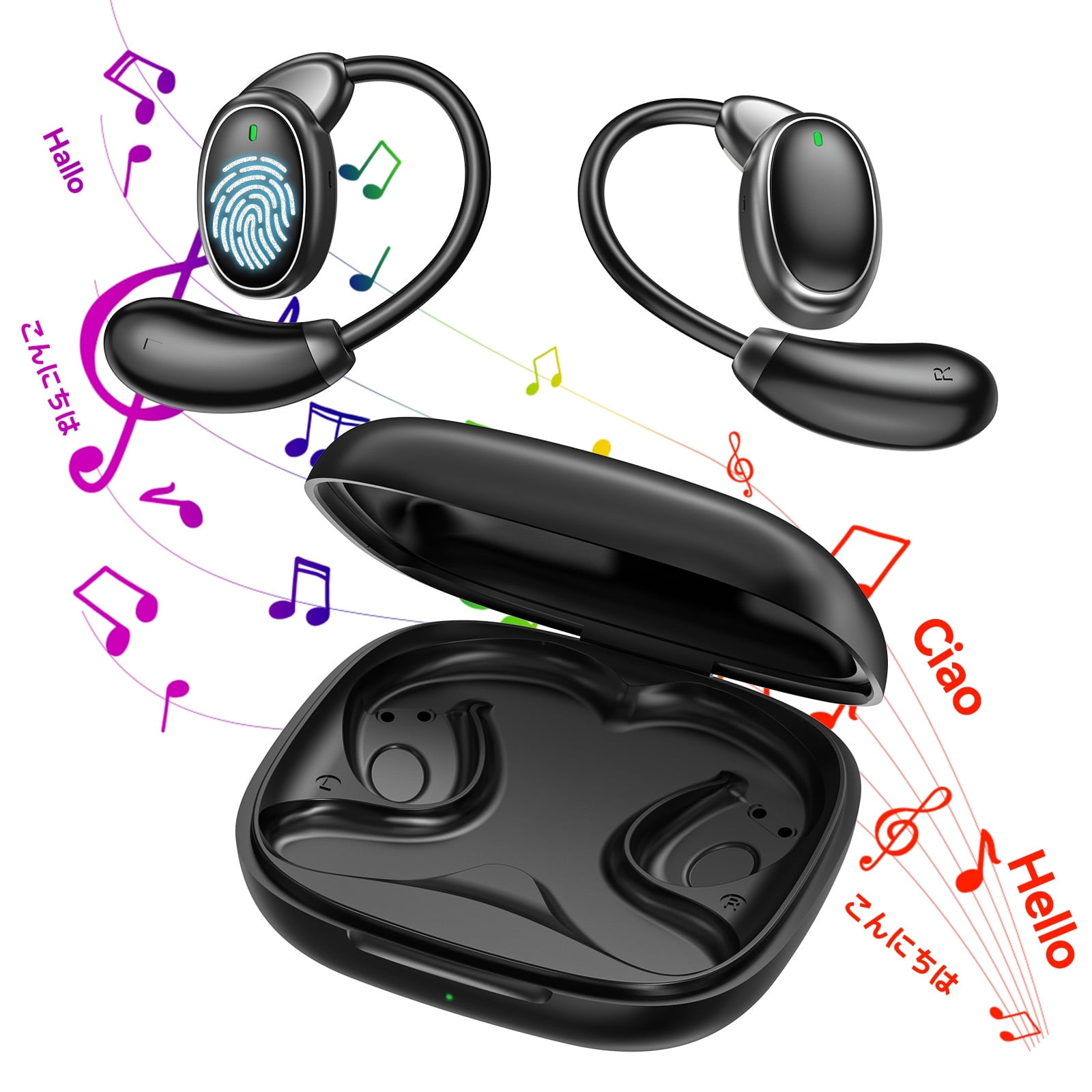 ADELAICE Real-time Translator Headphones,3-in-1 Language Translator ...