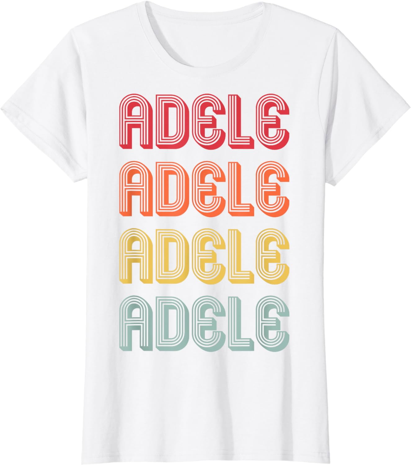 ADELE Gift Name Personalized Retro Vintage 80s 90s Birthday T-Shirt ...