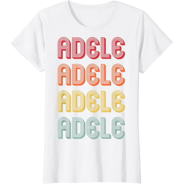 ADELE Gift Name Personalized Retro Vintage 80s 90s Birthday T-Shirt ...
