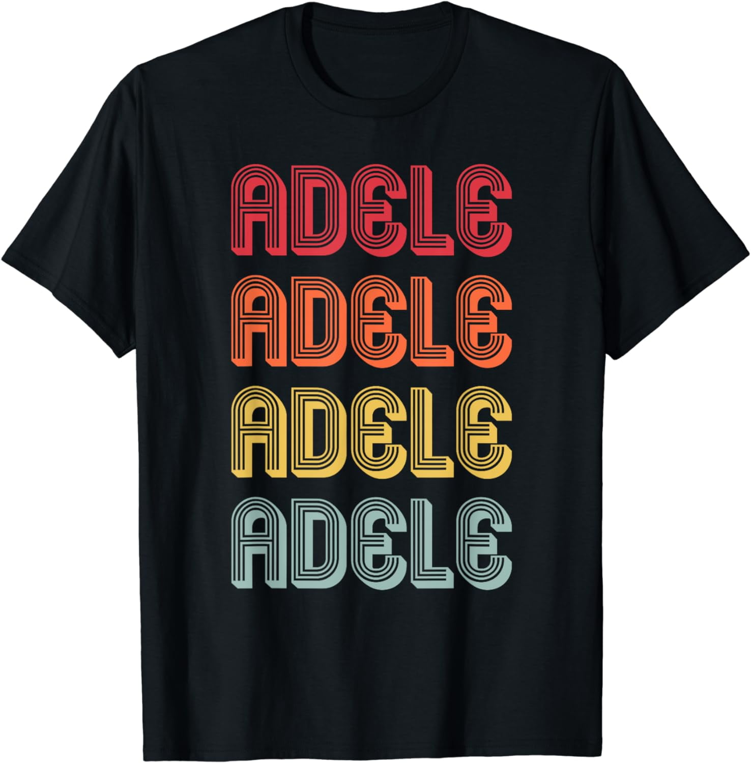 ADELE Gift Name Personalized Retro Vintage 80s 90s Birthday T-Shirt ...