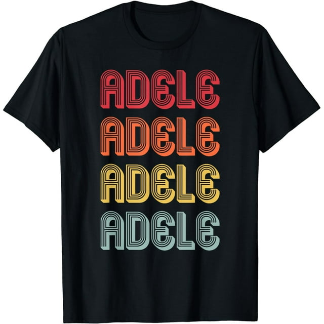 ADELE Gift Name Personalized Retro Vintage 80s 90s Birthday T-Shirt ...