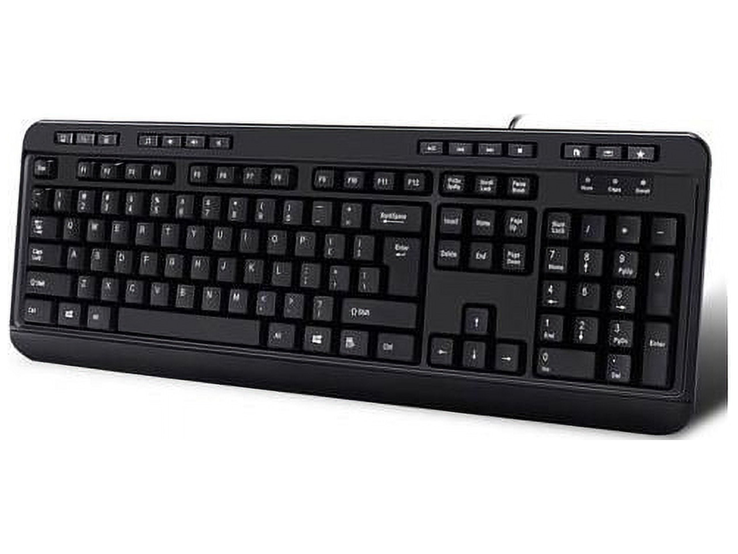 ADESSO AKB-132HB ADESSO DESKTOP MULTIMEDIA USB KEYBOARD WITH BUILTIN 3 ...