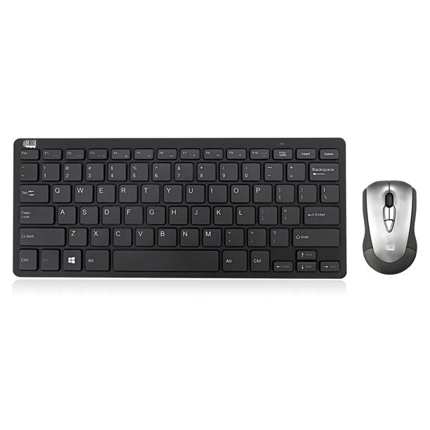 ADESSO Air Mouse Mobile With Compact Keyboard WKB-5100CB 2.4 GHz ...