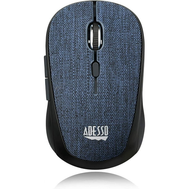 Adesso iMouse S80L - Wireless Fabric Optical Mini Mouse - Blue ...