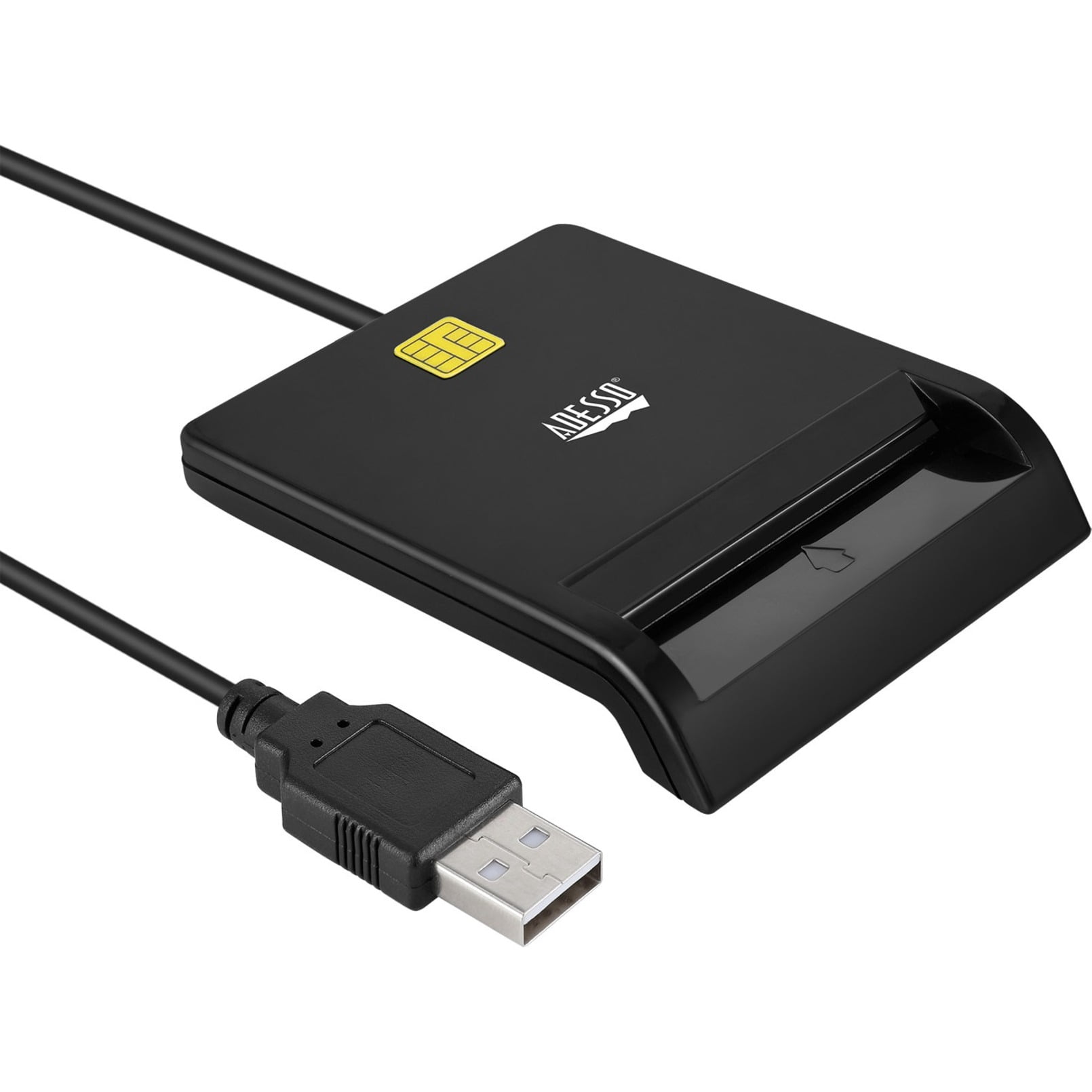 ADESSO SCR-100 ADESSO TAA CAC USB SMART CARD READER, WORKS FOR WINDOWS ...