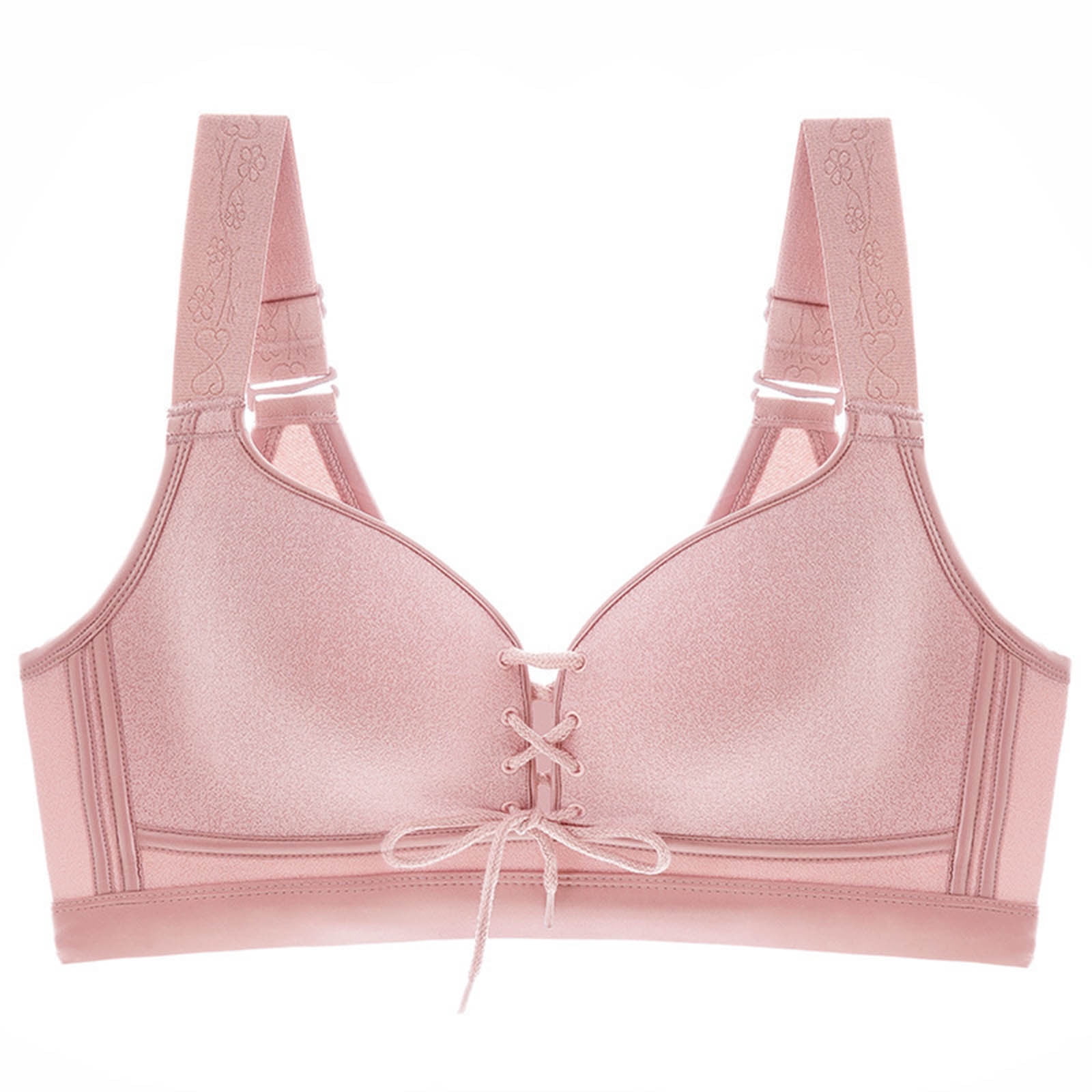 ADEYPCGD Bras for Women Women's Demi Underwire T-Shirt Bra Pink 48 ...